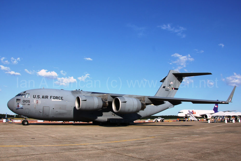McDonnell Douglas C-17 Globemaster III at the 2012 Boston Portsmouth ...