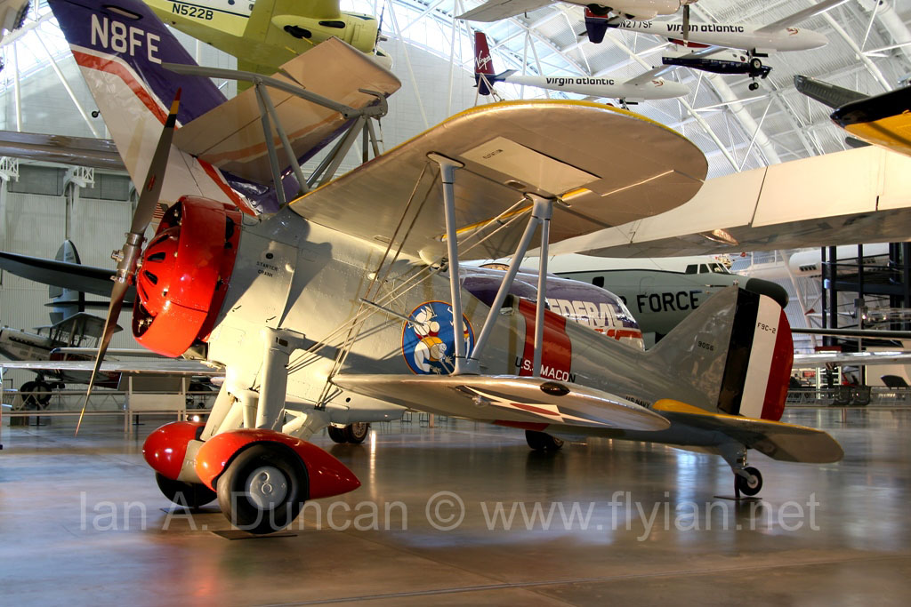 Curtiss F9C-2 Sparrowhawk at the Udvar-Hazy Center NASM Annex at ...